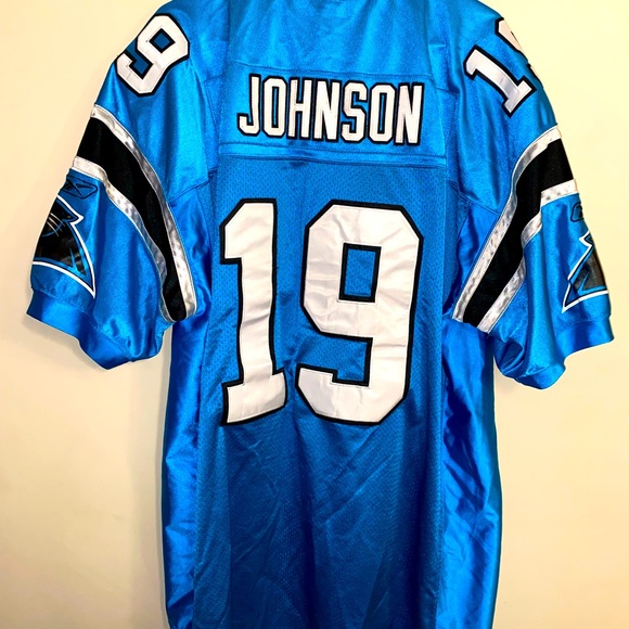 Reebok | Shirts | Carolina Panthers Keyshawn Johnson Authentic Jersey ...
